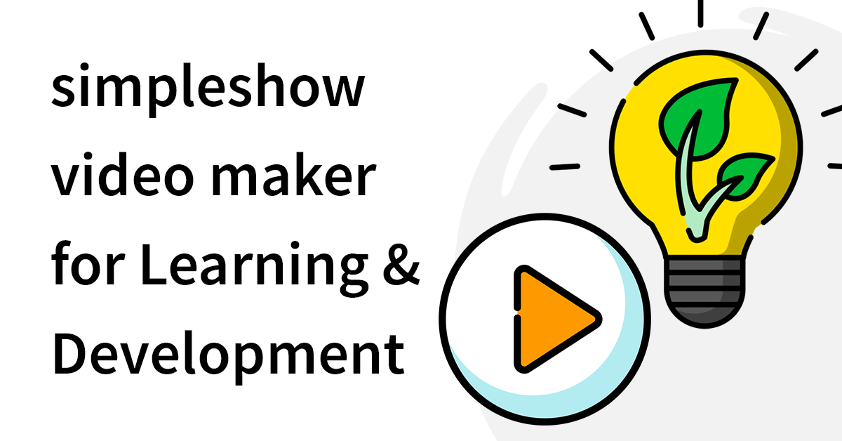 simpleshow video maker for Learning & Development